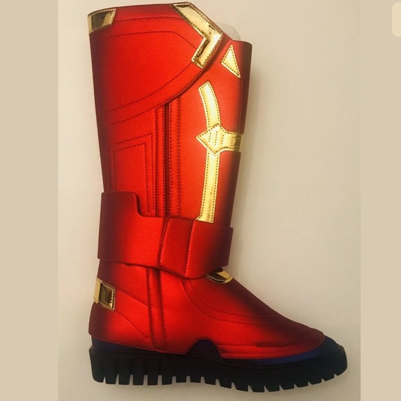 Marvel | Shoes | Captain Marvel Mcu Diamond Cosplay Costume Boots ...